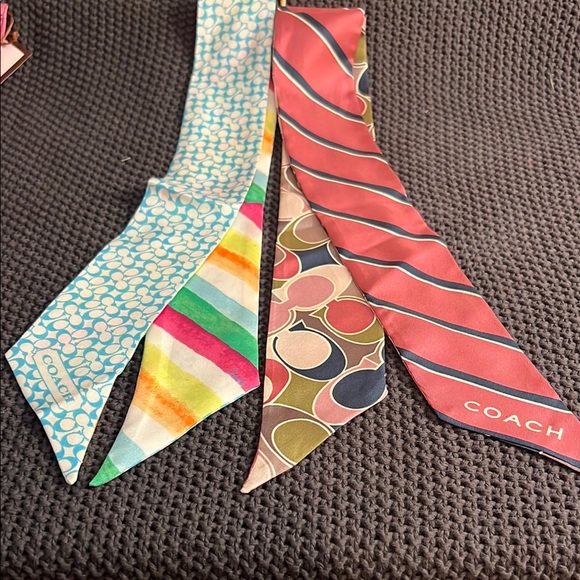 Coach | Accessories | Coach Scarf Hair Ties Collection | Poshmark